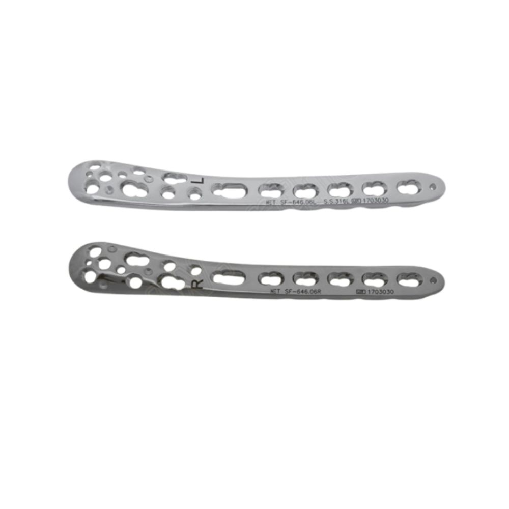 3.5mm Medial Distal Tibia Safety Lock Plate – Low Bend | Orthopedic ...